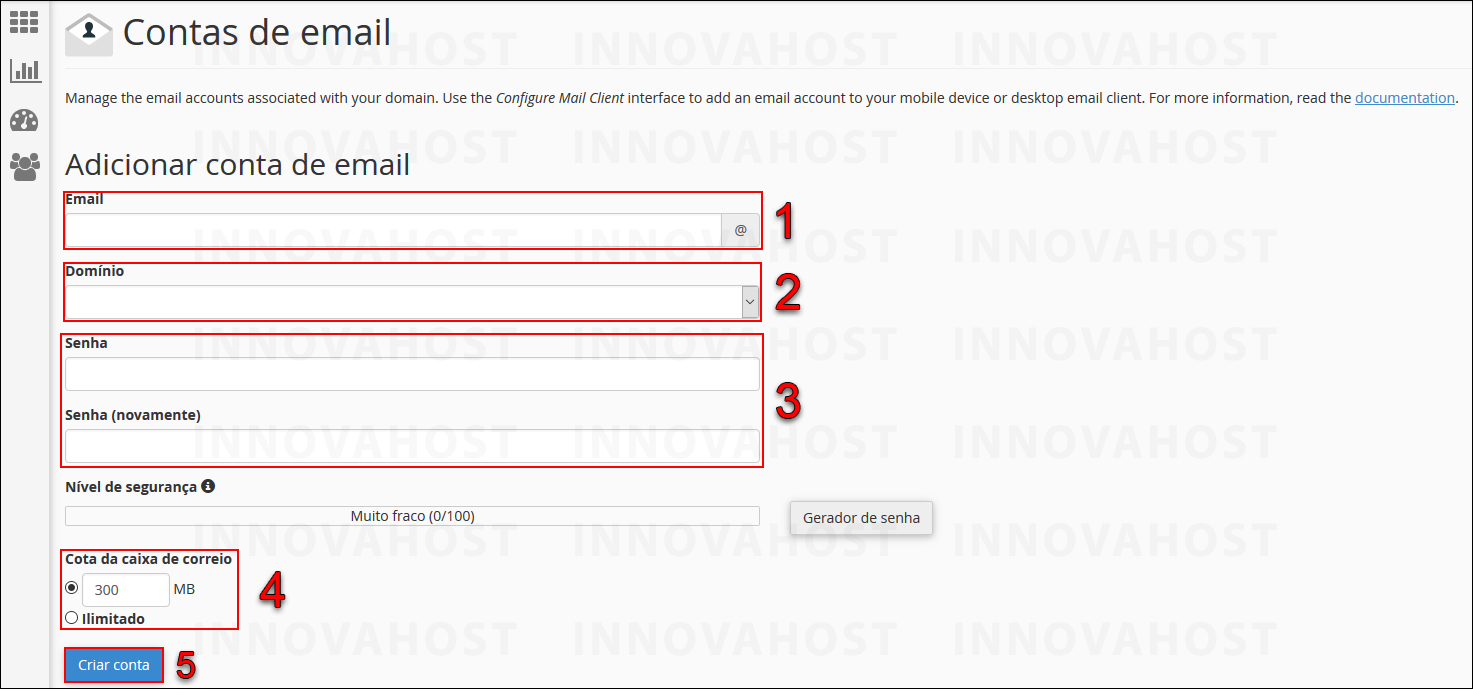 Como criar contas de email em minha hospedagem? - Base de Conhecimento ...